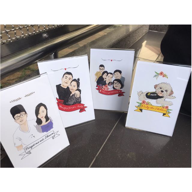 Custom Hand Drawn Artwork, Hobbies & Toys, Stationery & Craft, Art ...