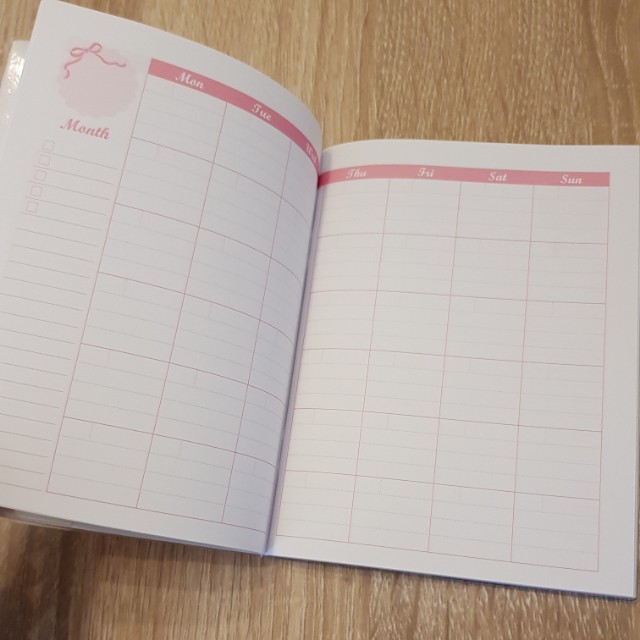DIY year organiser / planner (2 years), Hobbies & Toys, Stationery ...