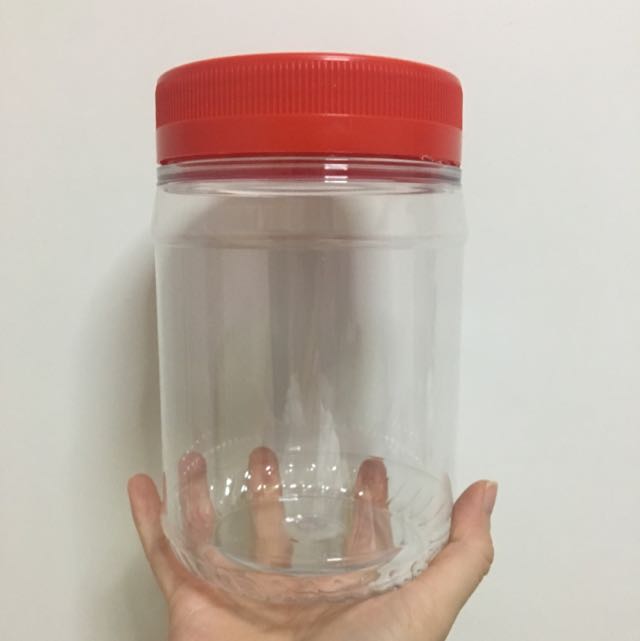 Plastic Container Red Cap CNY, Everything Else on Carousell