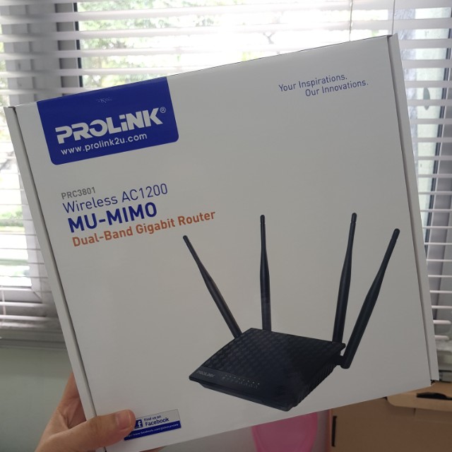 Prolink Prc Wireless Ac Mu Mimo Dual Band Gigabit Router Computers Tech Parts