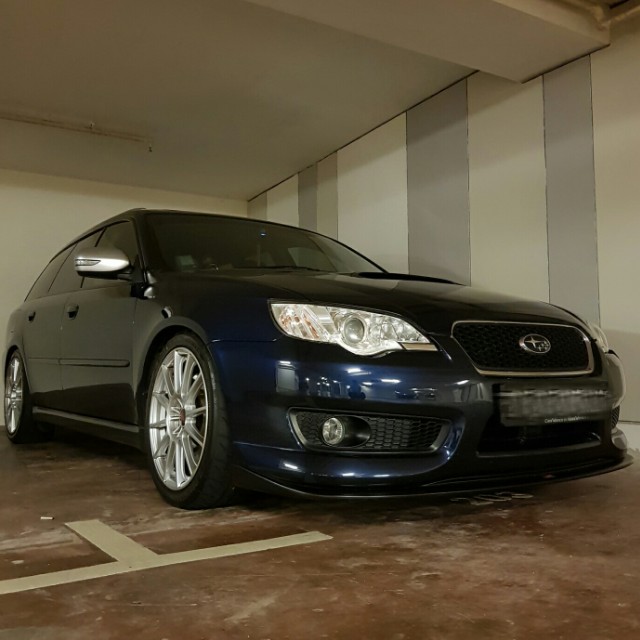 Subaru Legacy GT BP/BL Spec B Front Bumper with Original STI Under Lip ...