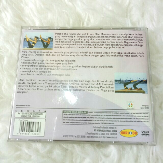 Vcd pure pilates, Musik & Media, CD, DVD & Lainnya di Carousell