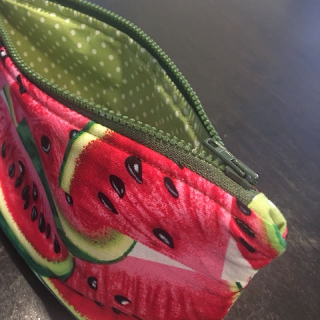 Watermelon cosmetics pouch, Women's Fashion, Bags & Wallets, Purses ...