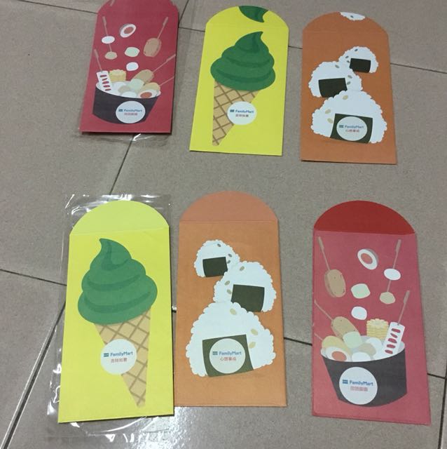 3PCS FAMILY MART ANGPAU PACKET SET, Hobbies & Toys, Collectibles ...