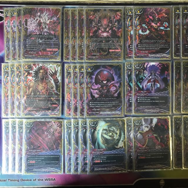 Buddyfight OTK Darkness Evil Deity Dragon(EDD) deck, Hobbies & Toys ...