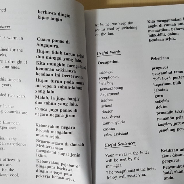 Daily English-Malay conversation guide book, Hobbies & Toys, Books ...