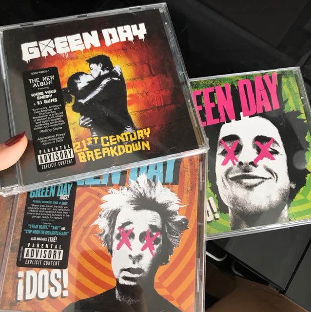 GREEN DAY ALBUMS, Hobbies & Toys, Music & Media, CDs & DVDs on Carousell
