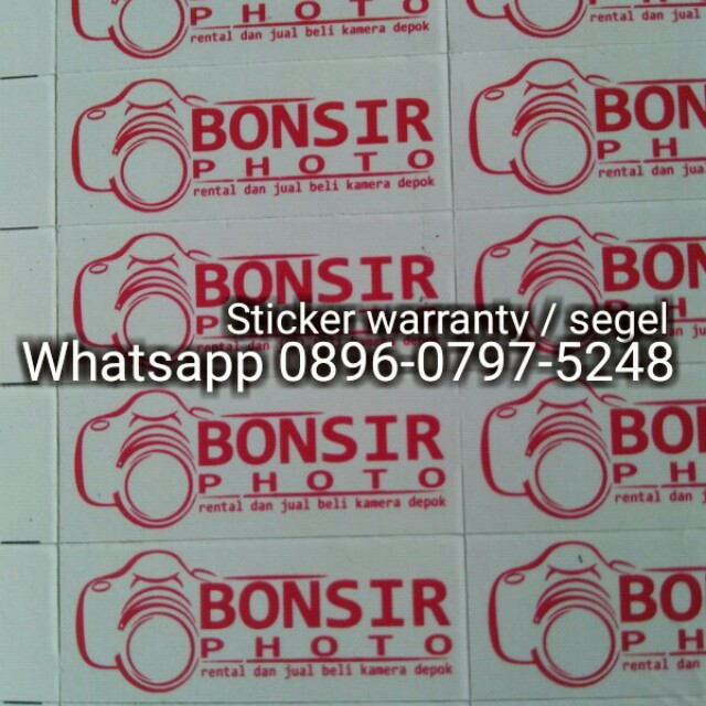 Jual sticker segel sticker garansi warranty sticker pecah telur, Serba ...