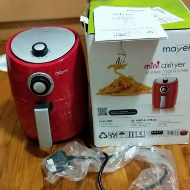 Mayer mini Air Fryer, TV & Home Appliances, Kitchen Appliances, Fryers ...