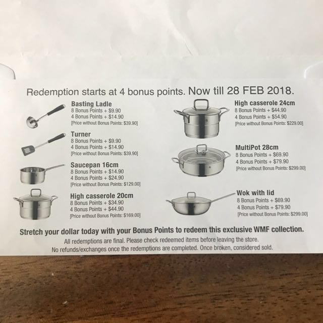 NTUC FairPrice Points for WMF, TV & Home Appliances, Kitchen Appliances ...