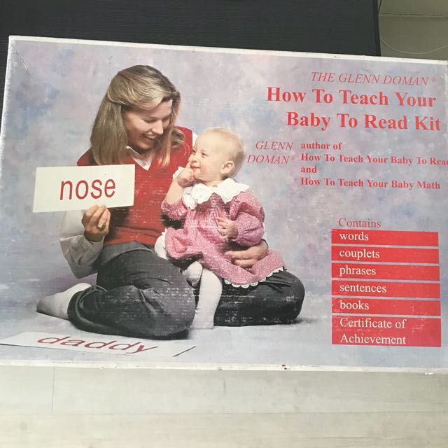 The Glenn Doman How To Teach Your Baby To Read Kit Babies Kids The Glenn Doman How To Teach Your Baby To Read Kit Babies Kids