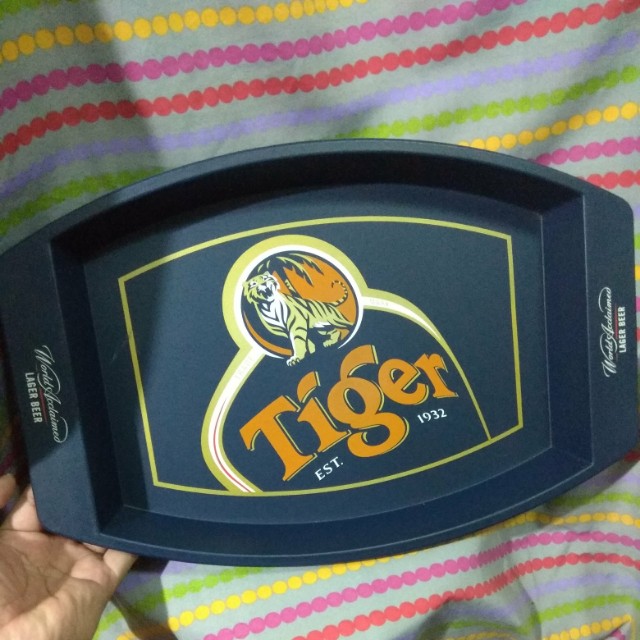 Tiger Beer Tray, Furniture & Home Living, Home Decor, Vases ...