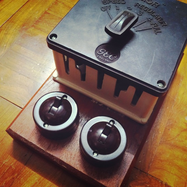 Vintage GEC Fan regulator with switches, Hobbies & Toys, Memorabilia ...