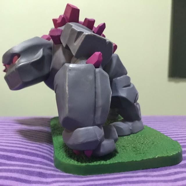 Clash of Clans / Clash Royale Golem Figurine, Hobbies & Toys, Toys ...