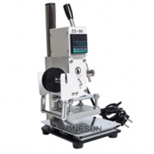 Hot Foil Stamping Machine for PVC Card leather and paper stamping ...