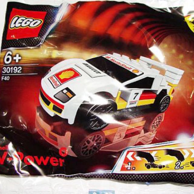 Lego Shell Ferrari 30192 F40, Hobbies & Toys, Toys & Games on Carousell