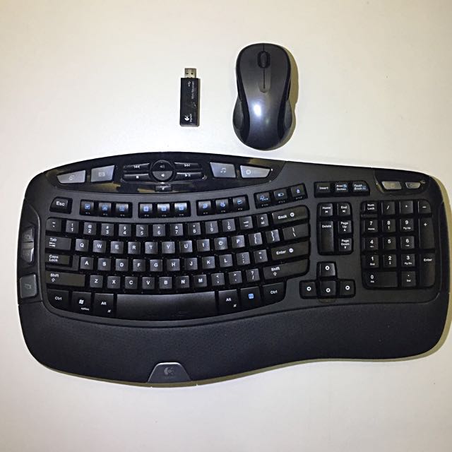 Logitech Wave Cordless Keyboard & Mouse, Computers & Tech, Parts ...