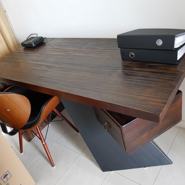 Modern classic office table, Furniture & Home Living, Furniture, Tables ...