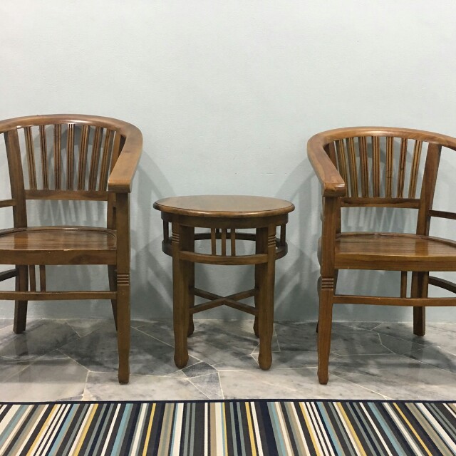Set Kerusi Meja, Furniture & Home Living, Furniture, Chairs on Carousell