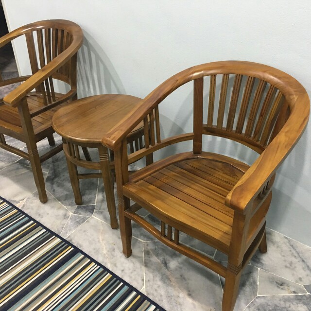 Set Kerusi Meja, Furniture & Home Living, Furniture, Chairs on Carousell