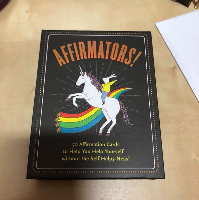 AFFIRMATORS! Card Deck, Hobbies & Toys, Stationery & Craft, Art ...