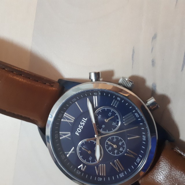 Fossil Blue Face Chronograph, Mobile Phones & Gadgets, Wearables ...
