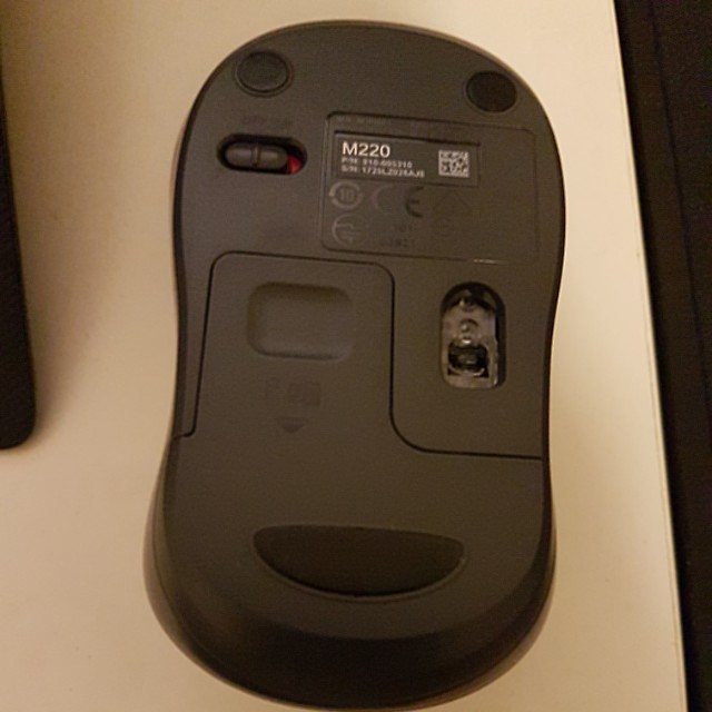 Logitech Wireless Mouse M220 without USB receiver, Computers & Tech ...