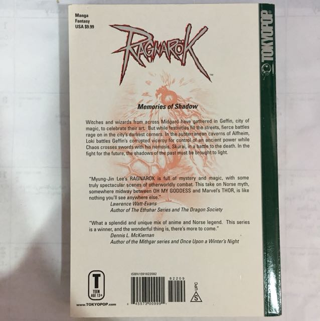 Ragnarok Manga Vol. 10, Hobbies & Toys, Books & Magazines, Comics ...