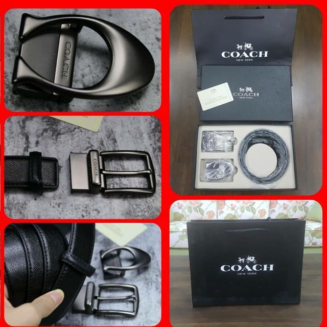 ‼️REDUCED‼️Coach men belt box, Men's Fashion, Watches & Accessories ...