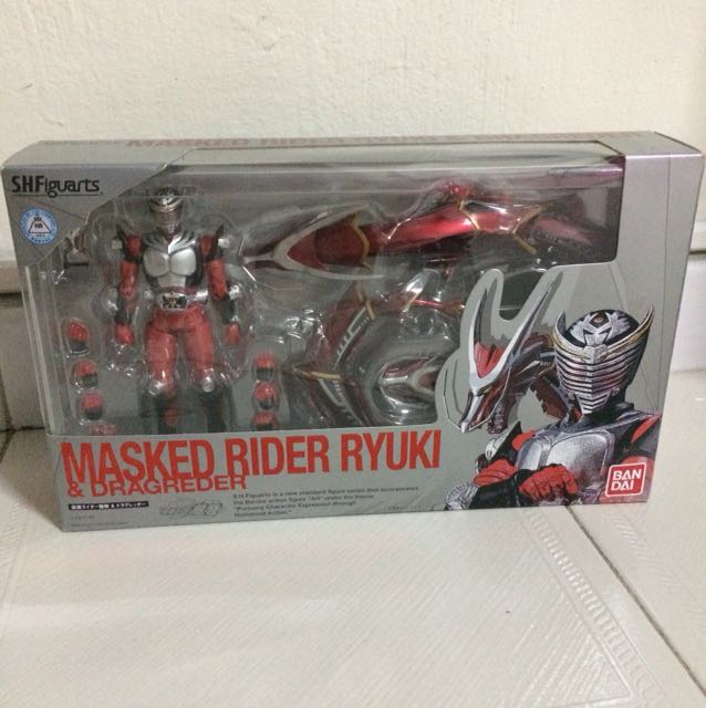 S.H.Figuarts Kamen Rider Ryuki & Dragreder Action Figure, Hobbies ...