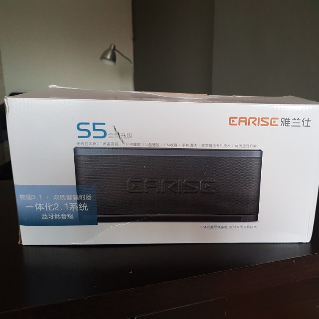 EARISE Bluetooth speaker with FM and USB playback, Audio, Portable ...