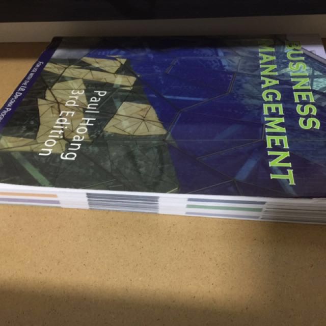 IB Business Management HL Textbook Paul Hoang 3rd edition, Hobbies ...