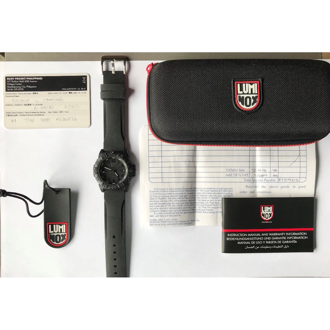 Luminox Women's Navy SEAL Colormark Watch (Blackout), Women's Fashion ...
