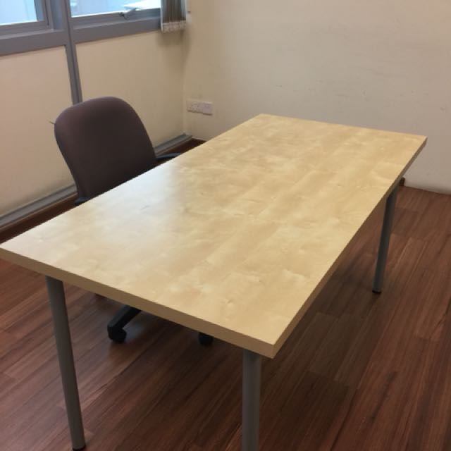 Office Table 1500mm x 750mm (est), Furniture & Home Living, Furniture ...