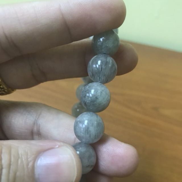 Quartz crystal with tint of black hair, Luxury, Accessories on Carousell