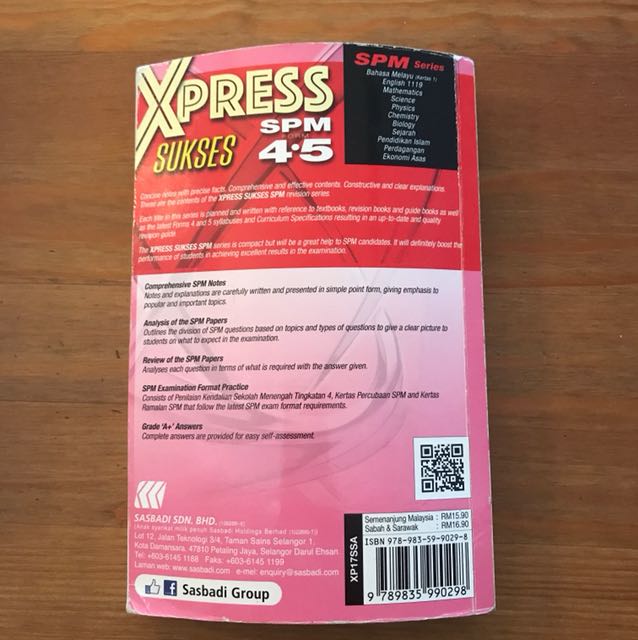 SPM Xpress Sukses Science by Sasbadi, Hobbies & Toys, Books & Magazines ...