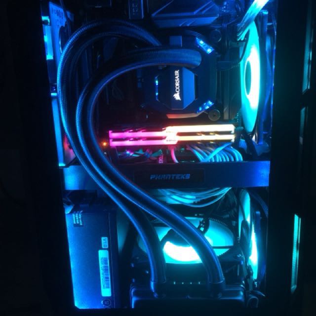 Triple fan Deepcool rgb aura sync fan rf120 pack, Computers & Tech ...