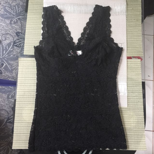 black lace inner on Carousell