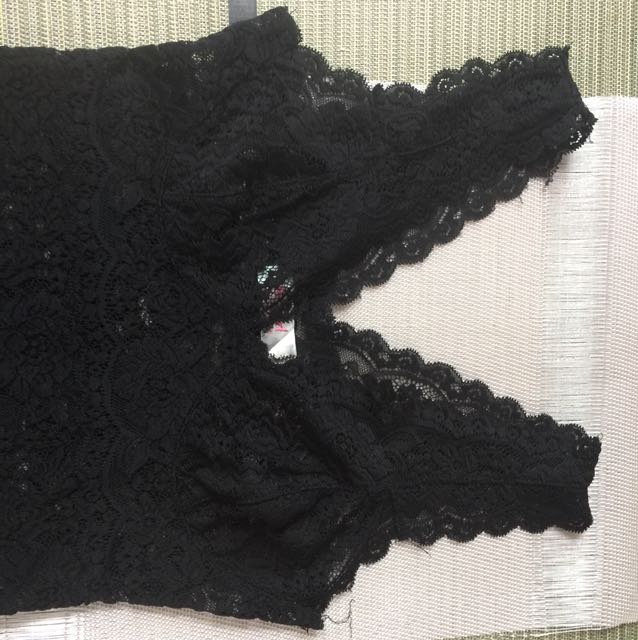 black lace inner on Carousell