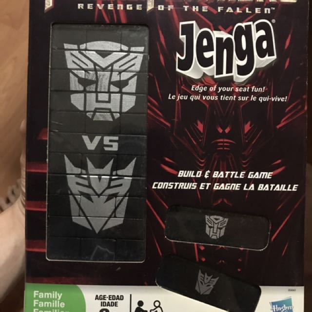 Brand new Transformer Jenga, Hobbies & Toys, Toys & Games on Carousell