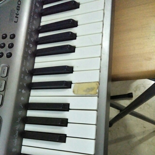 Casio LK 80 with key lighting system, Hobbies & Toys, Music & Media ...