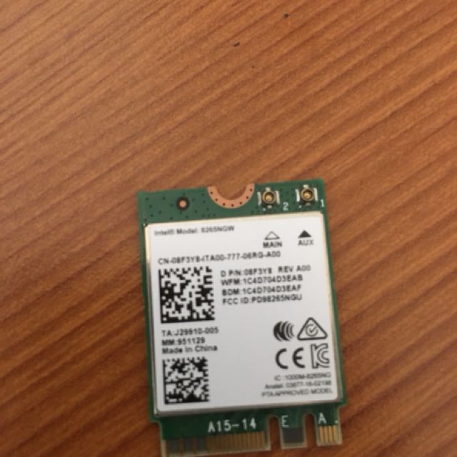Intel Wireless-AC 8265, Computers & Tech, Parts & Accessories ...