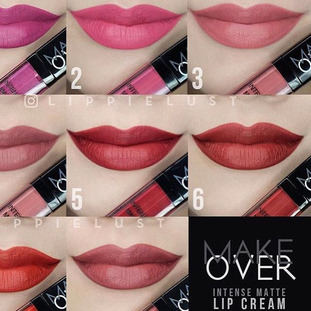 makeover intense matte lip cream, Kesehatan & Kecantikan, Rias Wajah di ...