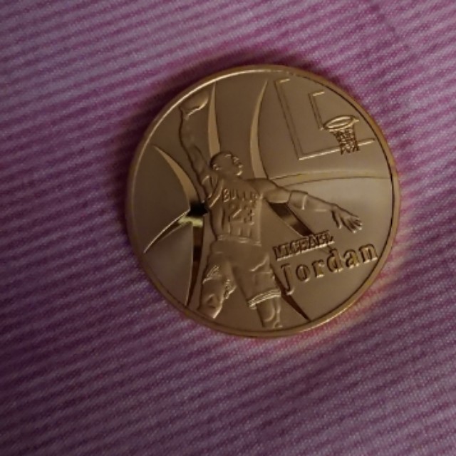Michael Jordan coin ( Limited edition), Vintage & Collectibles, Vintage ...