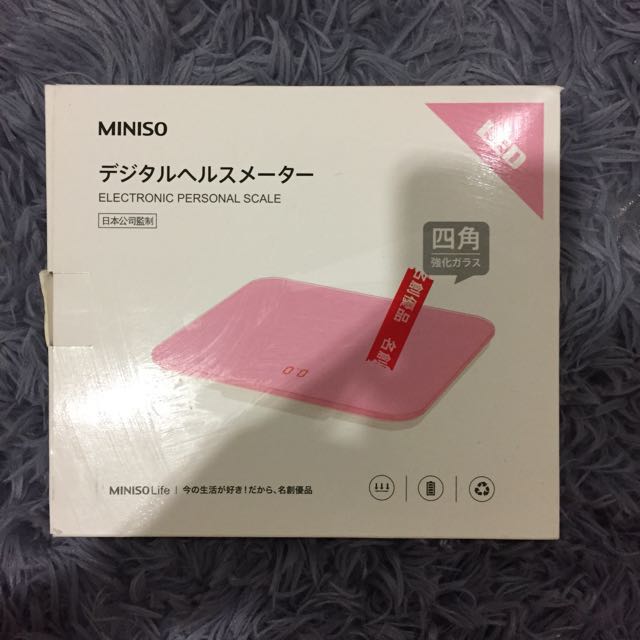MINISO Electric Personal Scale, Health & Nutrition, Health Monitors ...