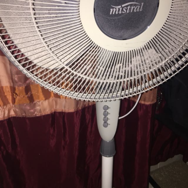 Mistral (White) Stand Fan, TV & Home Appliances, Water Heater & Instant ...