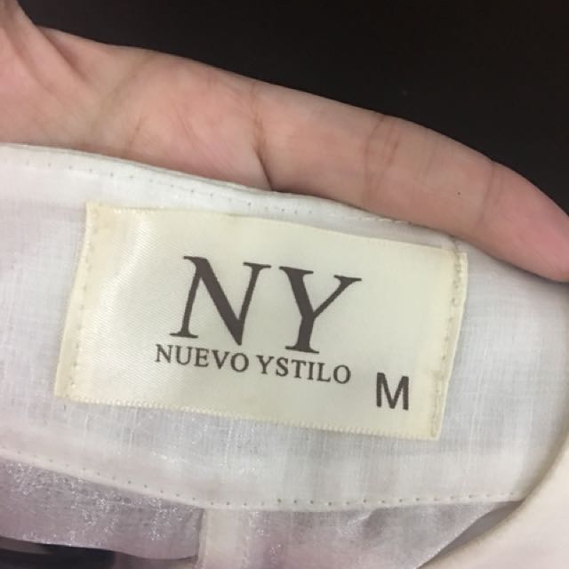 Nuevo Ystilo Modern Barong, Women's Fashion, Dresses & Sets ...