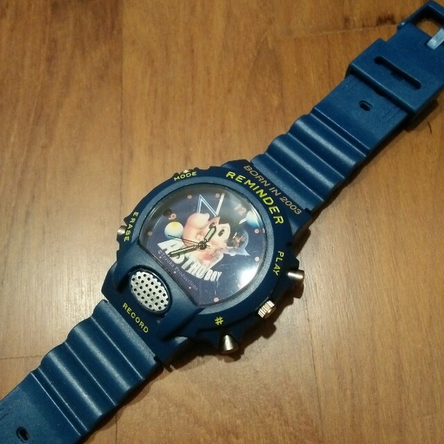 RARE AND VINTAGE! Official Astro Boy Watch with voice record function ...