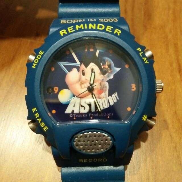 RARE AND VINTAGE! Official Astro Boy Watch with voice record function ...