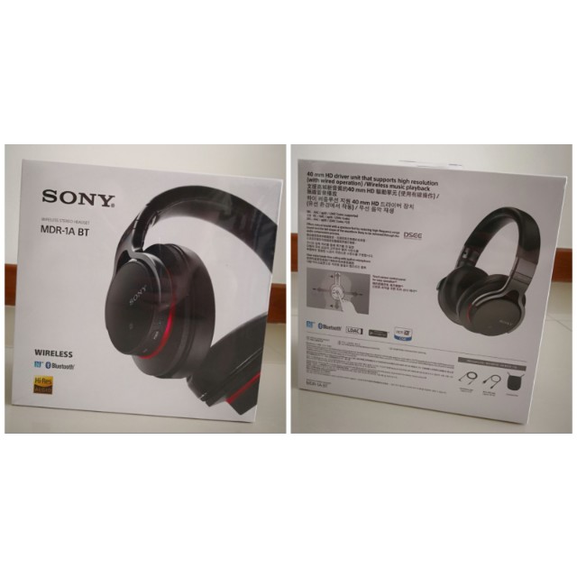 SONY MDR-1A BT WIRELESS STEREO HEADSET, Audio, Headphones & Headsets on Carousell